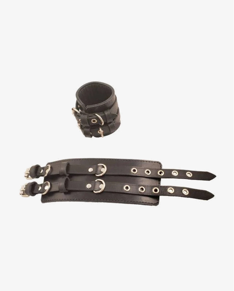 Double Buckle Wrist Restraint Cuff BDSM