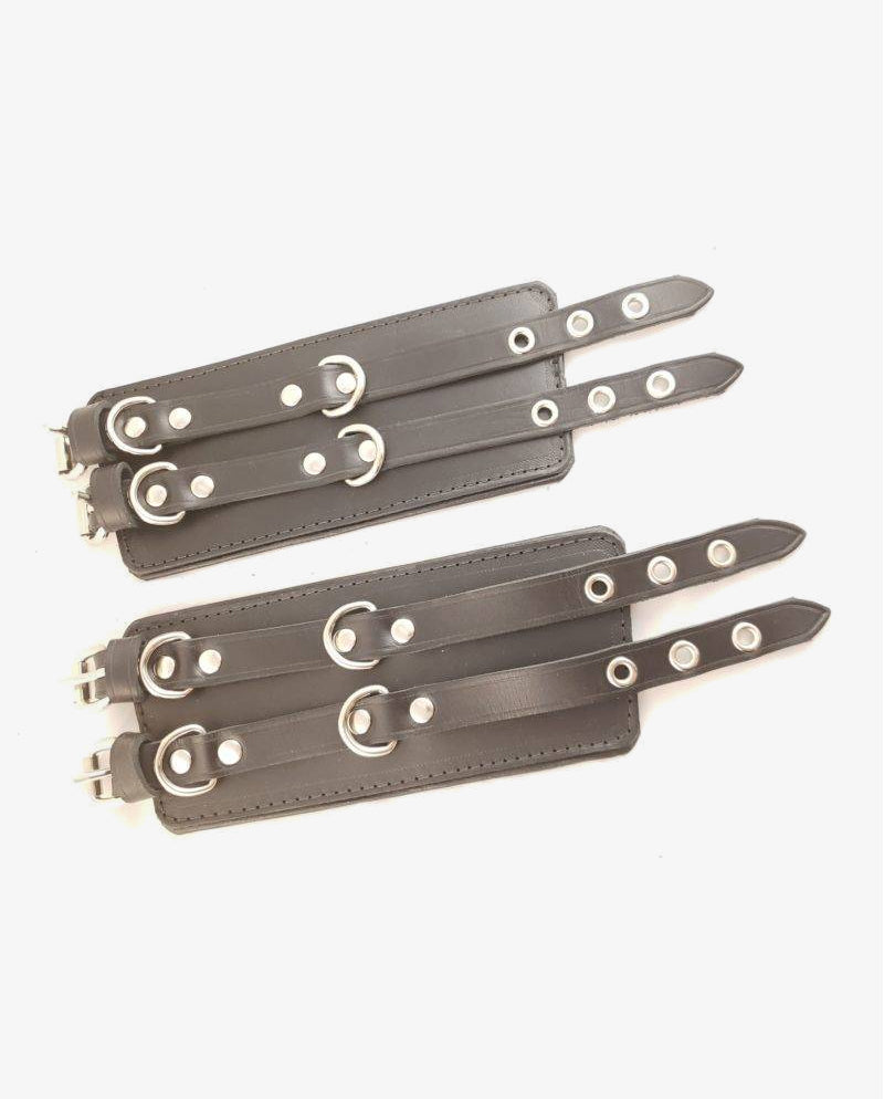 Double Buckle Wrist Restraint Cuff BDSM
